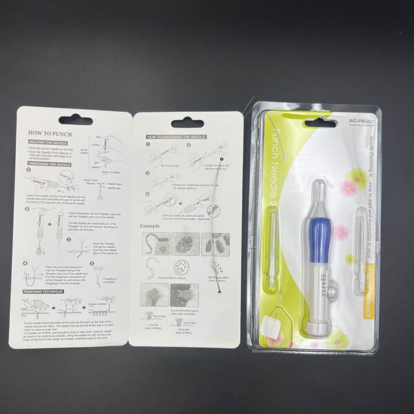 Embroidery Punch Needle Kit Stitching Tool Fancy Art Handmaking Sewing ...