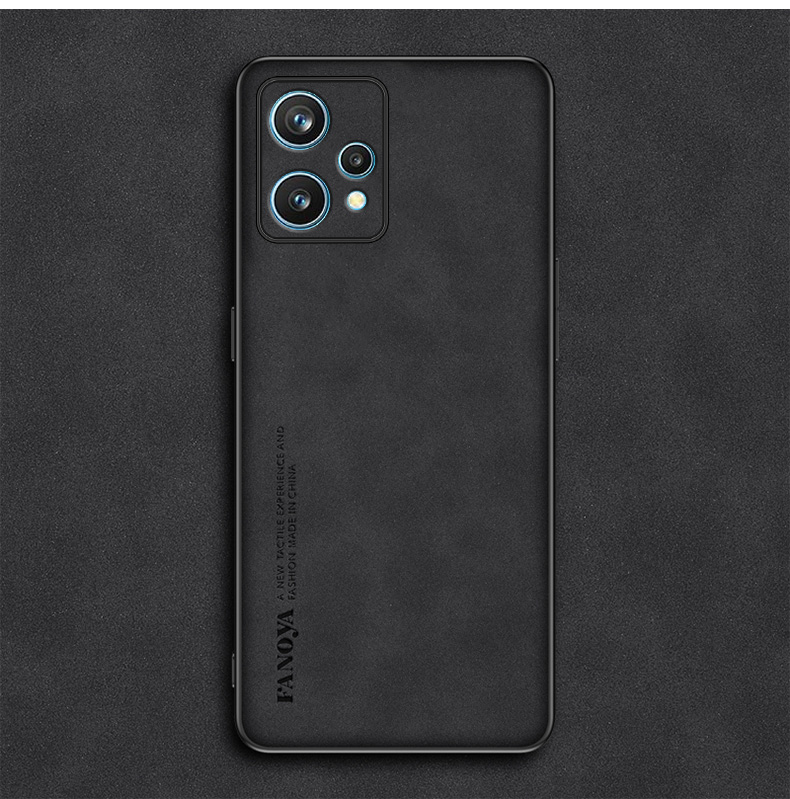 for Realme 9 4G Case Soft Pure Leather Slim Matte Back Cover | Daraz.com.bd