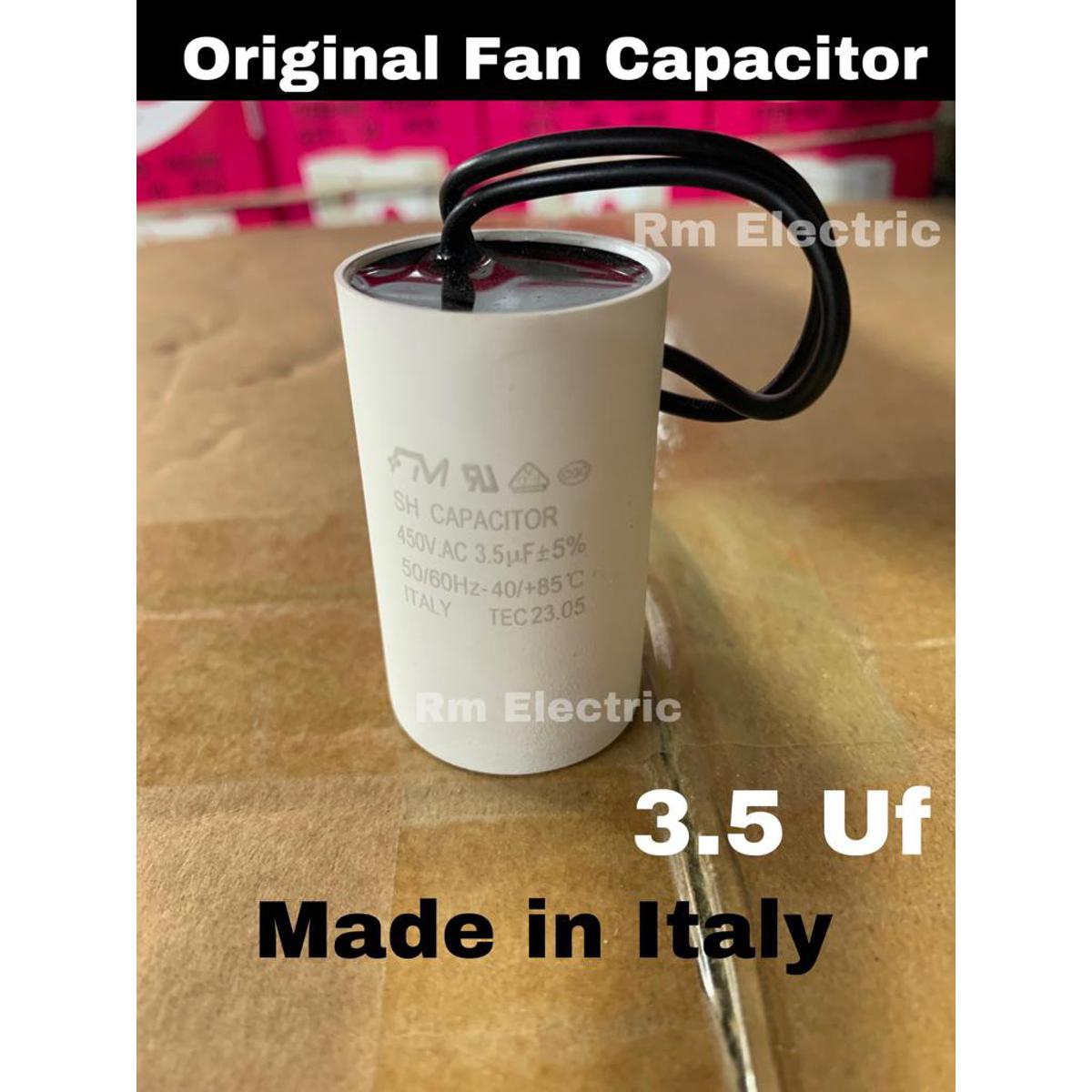 3.5 UF Ceiling Fan Capacitor Industrial Electric Fan Capacitor 3.5uF ...