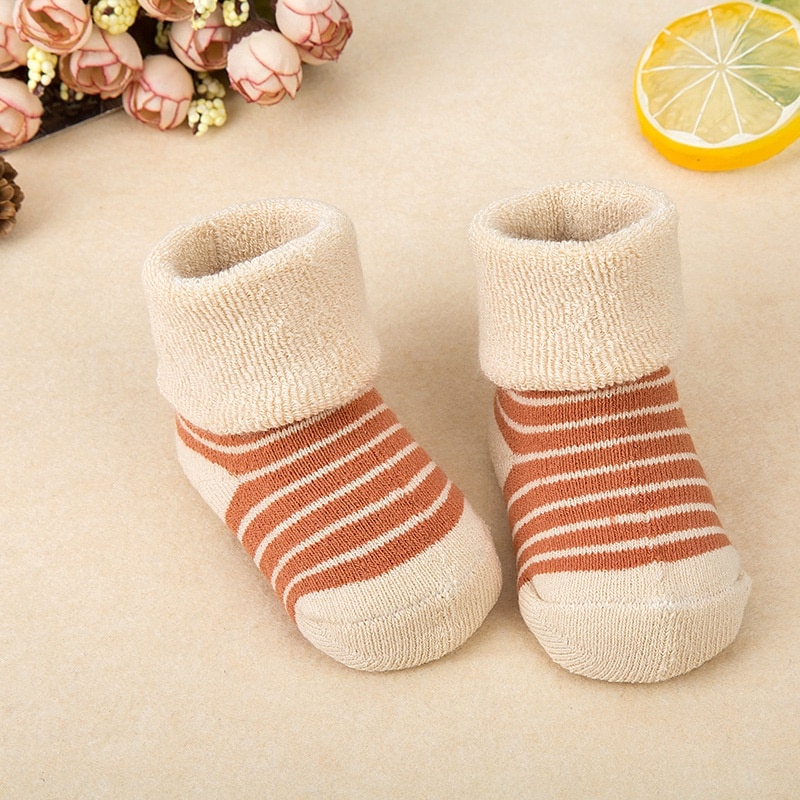 Warm Winter Baby Socks Thick Soft Cotton Newborn Boy Short Socks ...