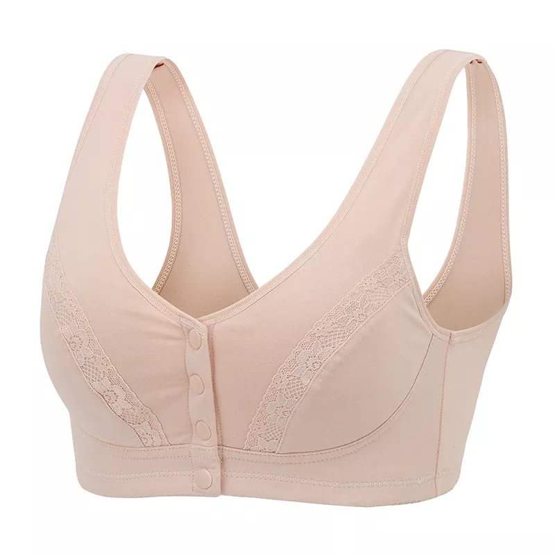 Printed Bra Maternity Bra Front Button Bra Silk Bra Comfortable Bra ...