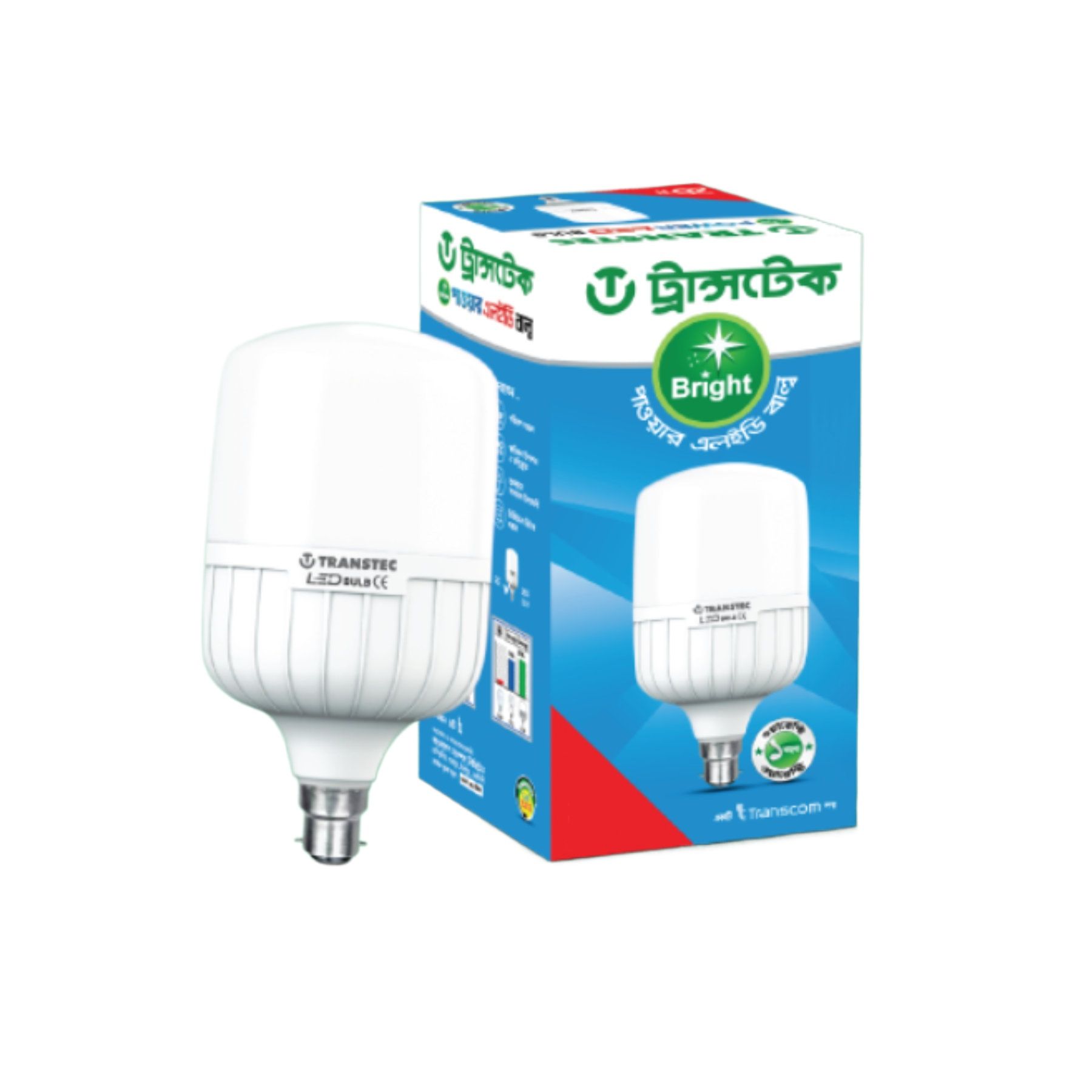 TRANSTEC Power 30 Watts Bright LED Bulb White Lamp Light 1 Years ...