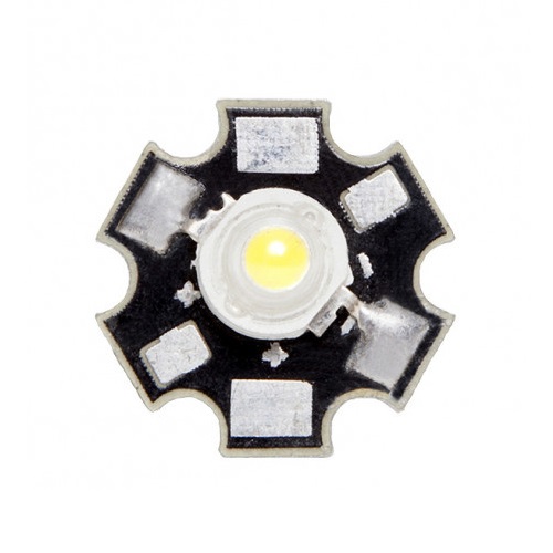 5pcs 20mm Black PCB Plate White 3 Watt 3.7V Ultra Bright WHITE Color 3W ...