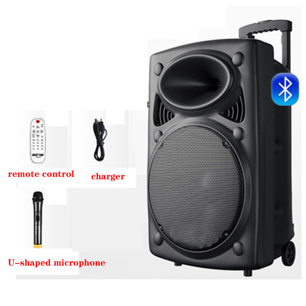 300W High-Power 12Inch Bluetooth Speaker Portable Waterproof Subwoofer ...
