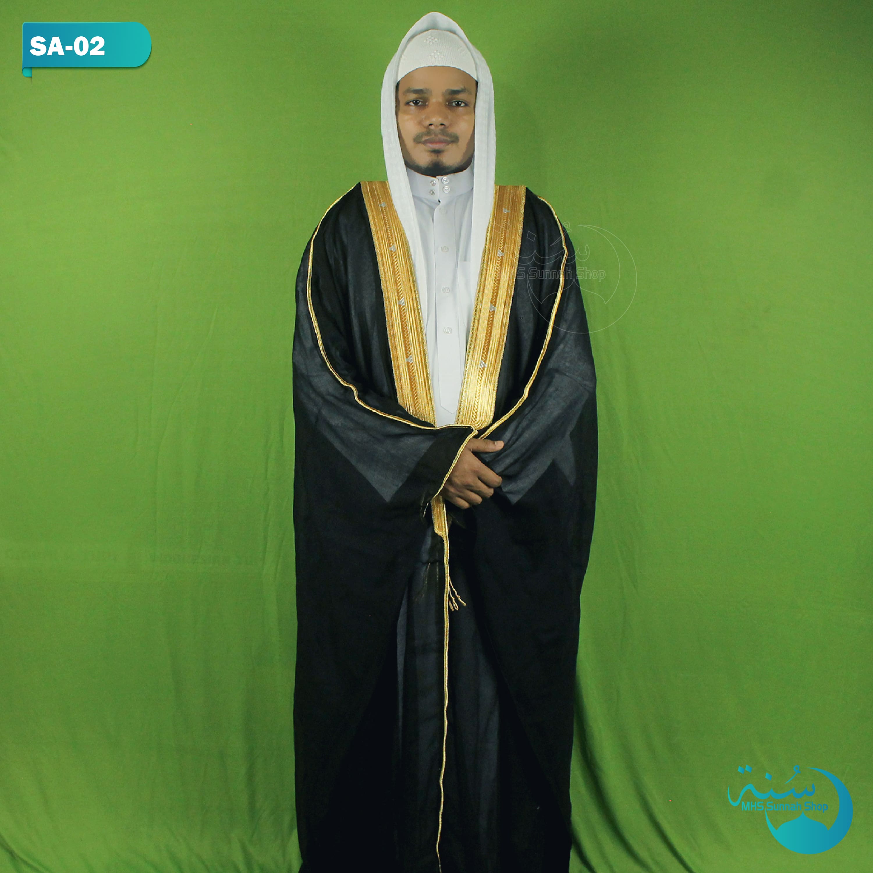 Black Color Comfortable Imam Dress Aabakaba Thobe For Men || Arab ...