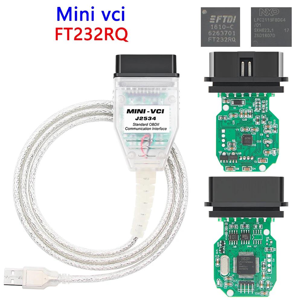mini vci For Toyota TIS Techstream V18.00.008 minivci FTDI For J2534 ...