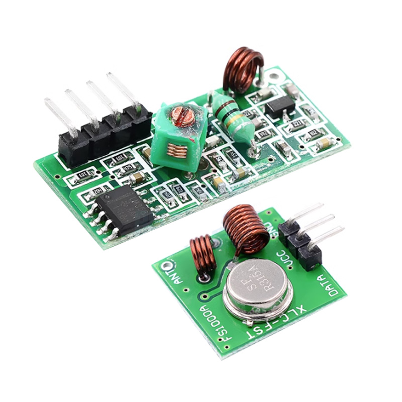 315Mhz 433Mhz RF Transmitter Module and Receiver Kit 5V DC 433MHZ Diy ...