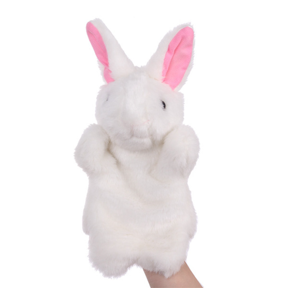 Bunny Puppet Washable Soft Plush Stuffed Rabbit Rabbit Hand Puppet Skin ...