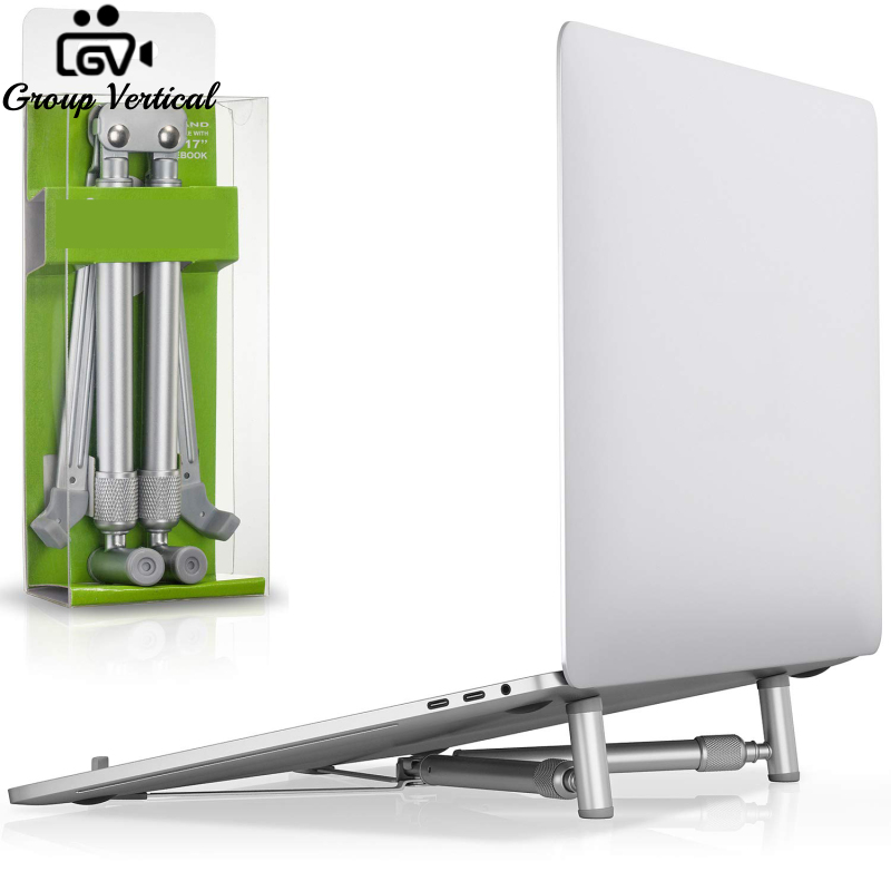 Group Vertical Aluminum Adjustable Stand for Desk Portable Foldable ...