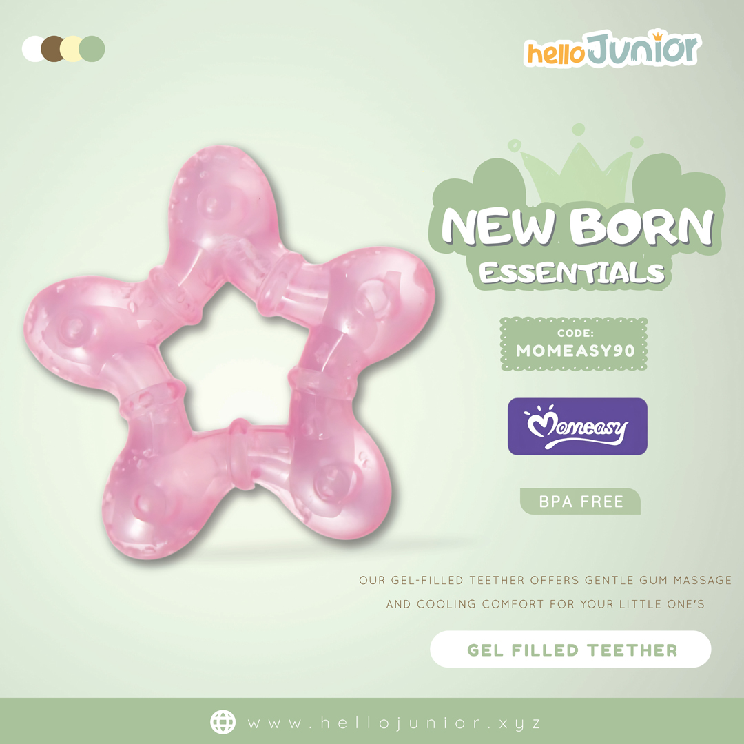 Momeasy Gel Filled Teether For 4m+, Multicolor | Daraz.com.bd