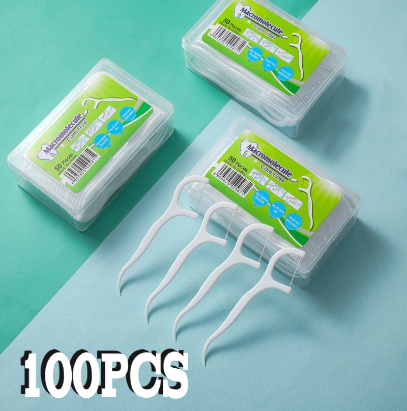 Procare Macromolecule Dental Floss Pick Toothpick Inner dental Cleaner ...