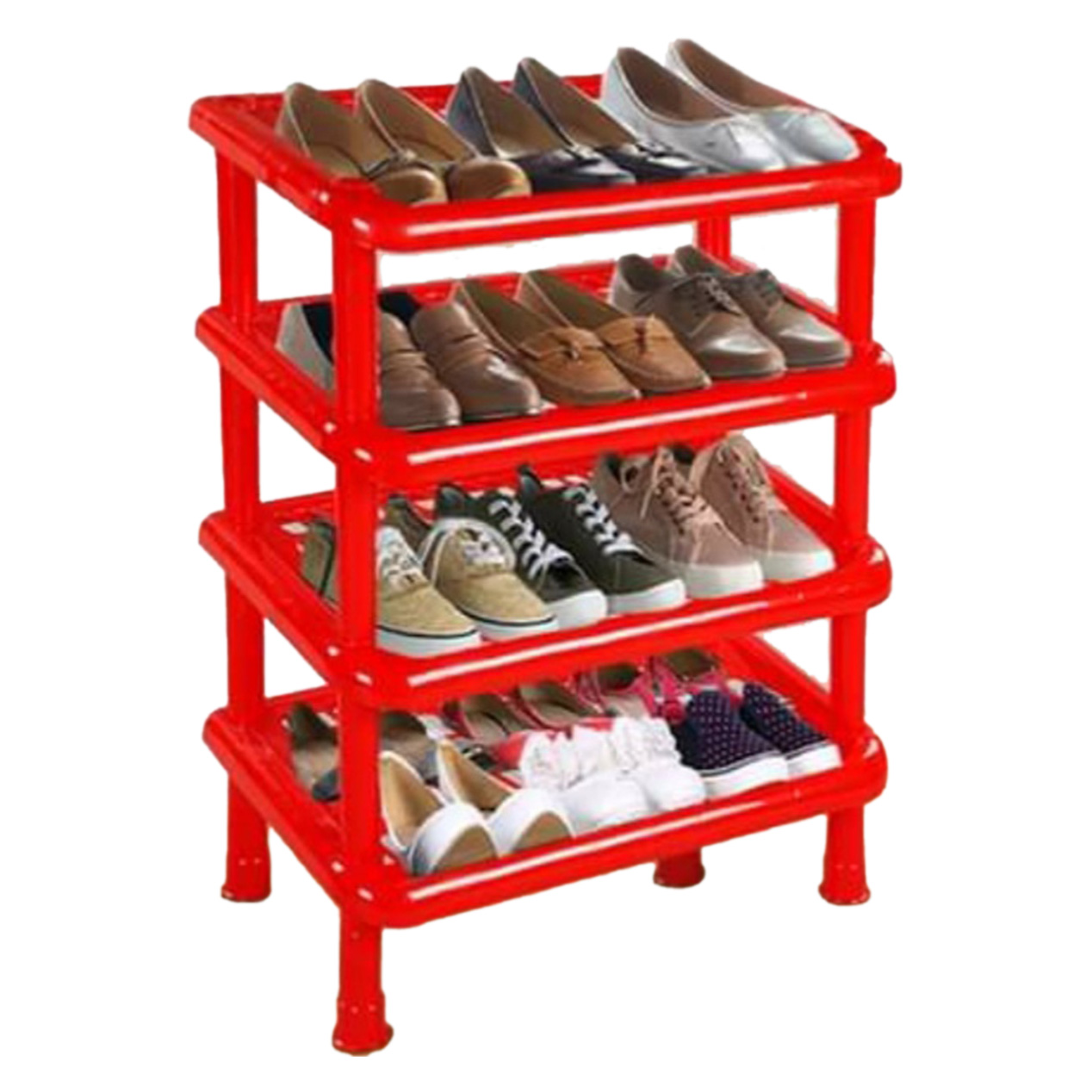 Plastic Shoe Rack 4step new | Daraz.com.bd