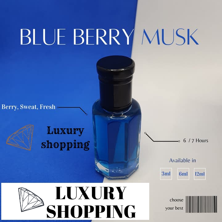 Blueberry Musk – Captivating, Long-Lasting & Refreshing Attar for Men ...