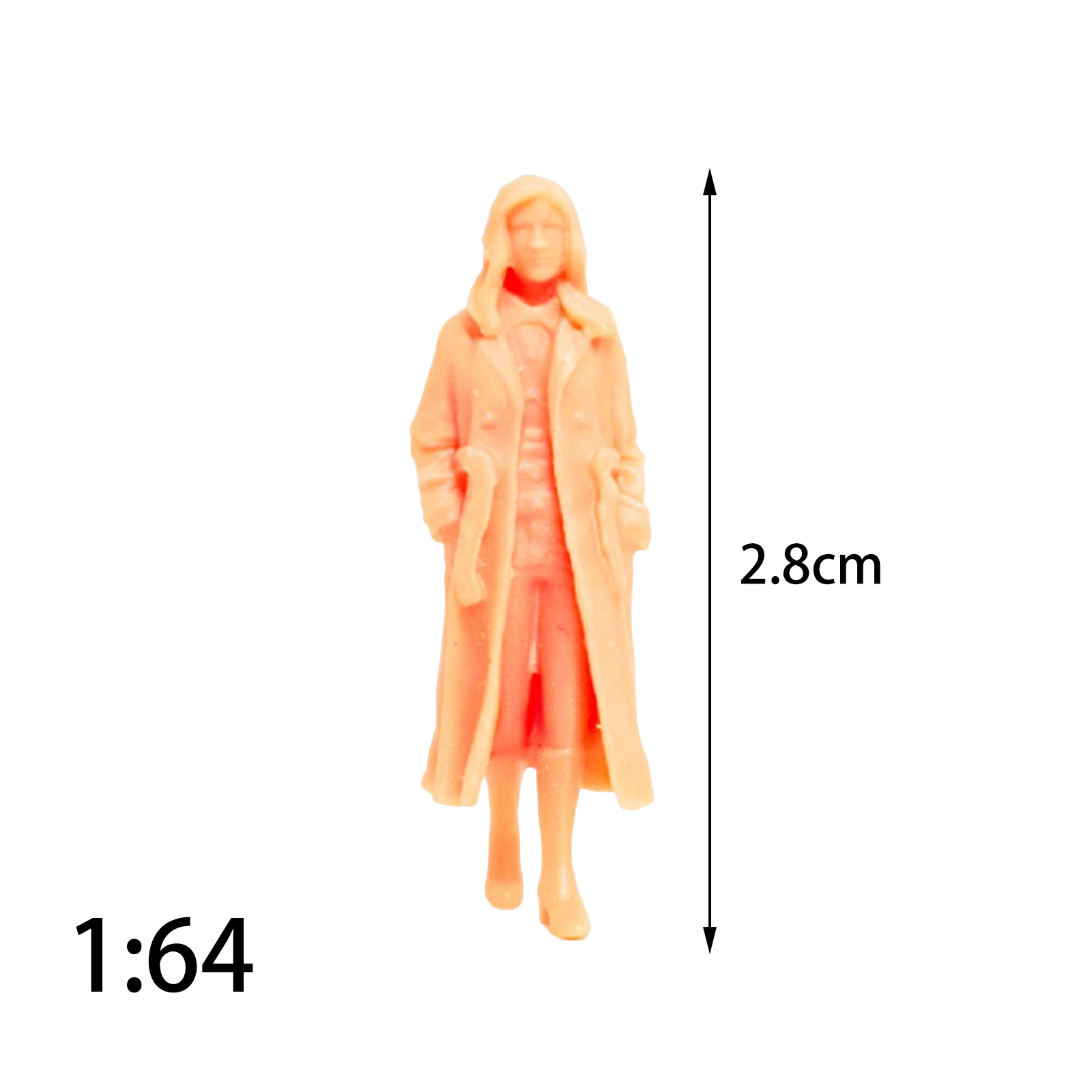 1:64 Model People Figure Tiny People Resin Realistic Train Model People ...