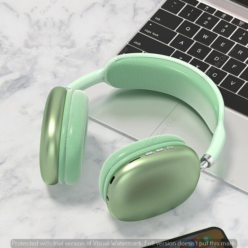 P9 Pro Max Wireless Headphones With Microphone Noise Canceling Tws ...