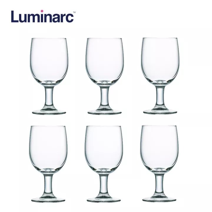 Luminarc Regal Water Goblet, 330 Ml Set of 6 - D0693 | Daraz.com.bd