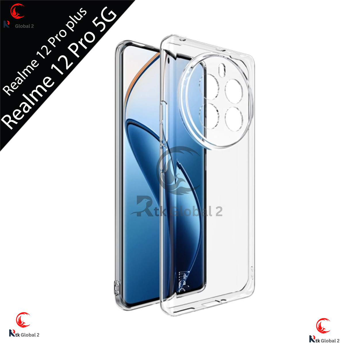 For Realme 12 Pro 5G / Realme 12 Pro Plus / Soft TPU Clear Transparent ...