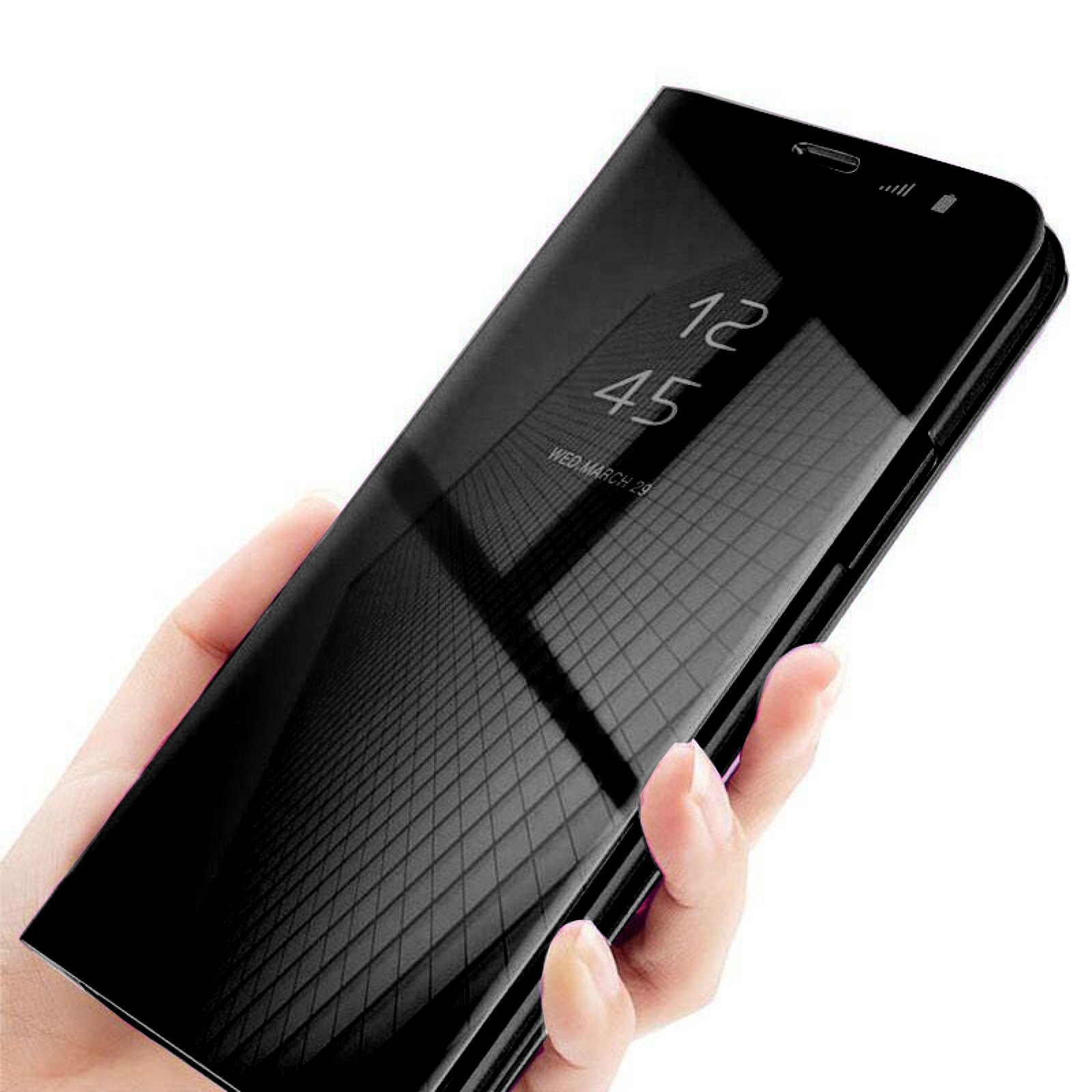 Phone Case for Redmi Note 13 Pro Smart Auto Sleep Mirror Flip Housing ...