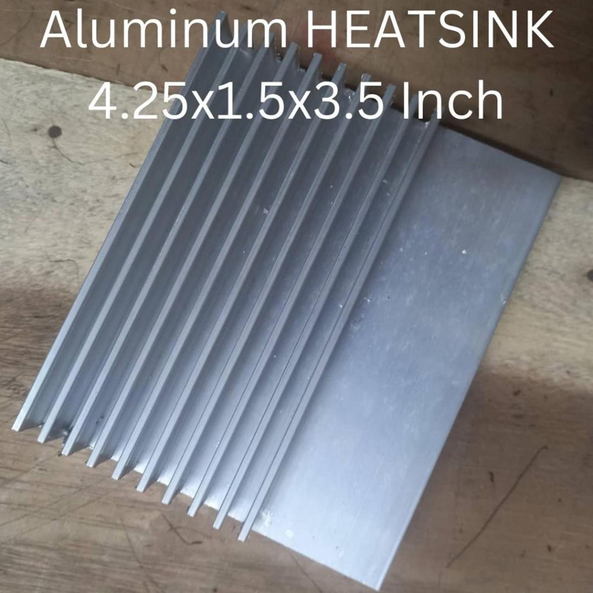 Heavy Aluminum 4.25 Inch HEATSINK Aluminum Heat Sink 4.25×1.5×3.5″ Inch ...