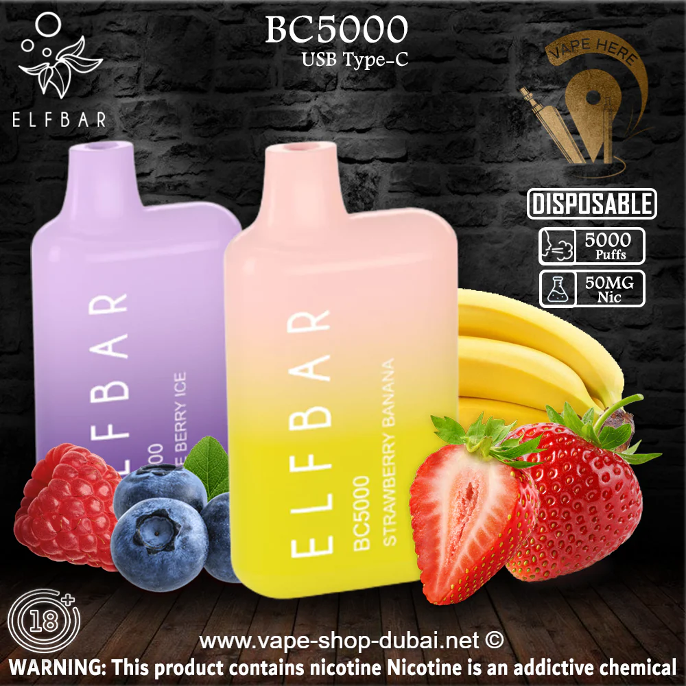 ELF Bar BC5000 Puffs Disposable Pod Device