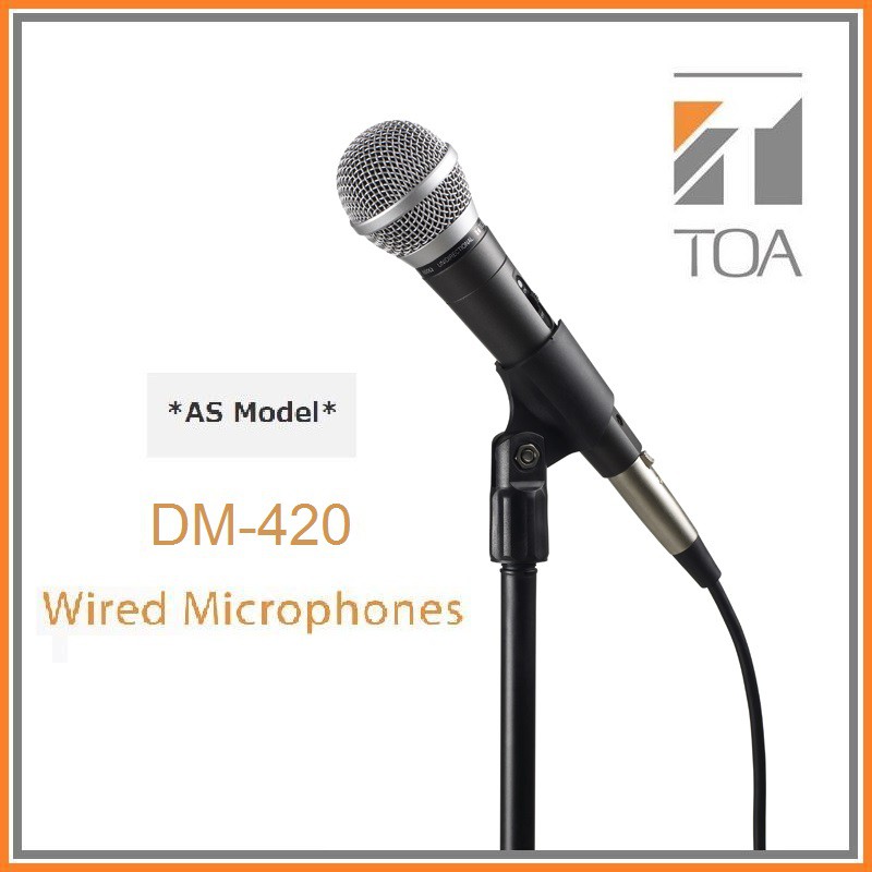DM-420 toa hand microphone for Lecture Boyan Azan Meeting Mahfil Miking ...
