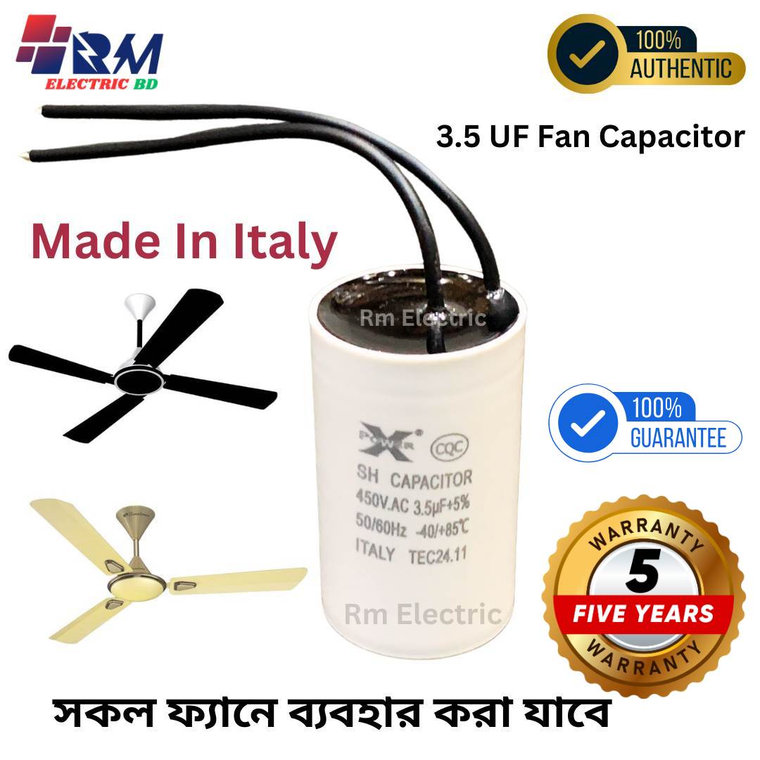 Ceiling Fan Capacitor 3.5uf Industrial Electric Fan Capacitor made in ...