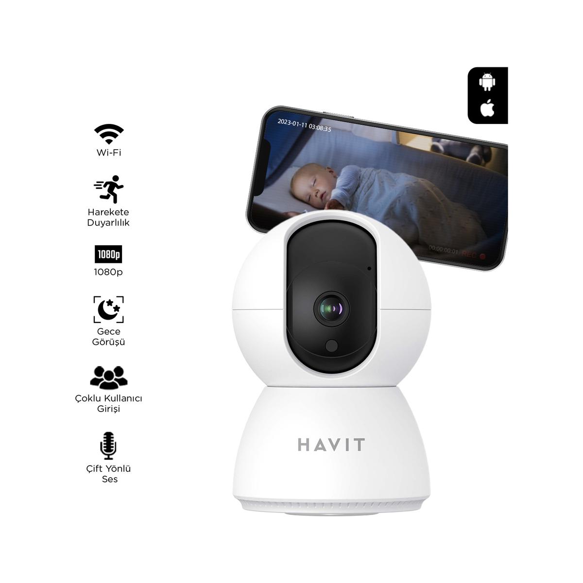 Havit IPC20 Smart 360° 1080P Night Vision Ip Camera | Daraz.com.bd