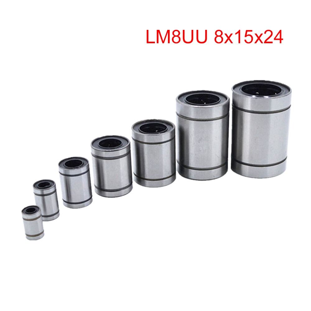 Chrome Steel Rods Shaft for 3D Printers Bushing Steel LM8UU LM10UU ...