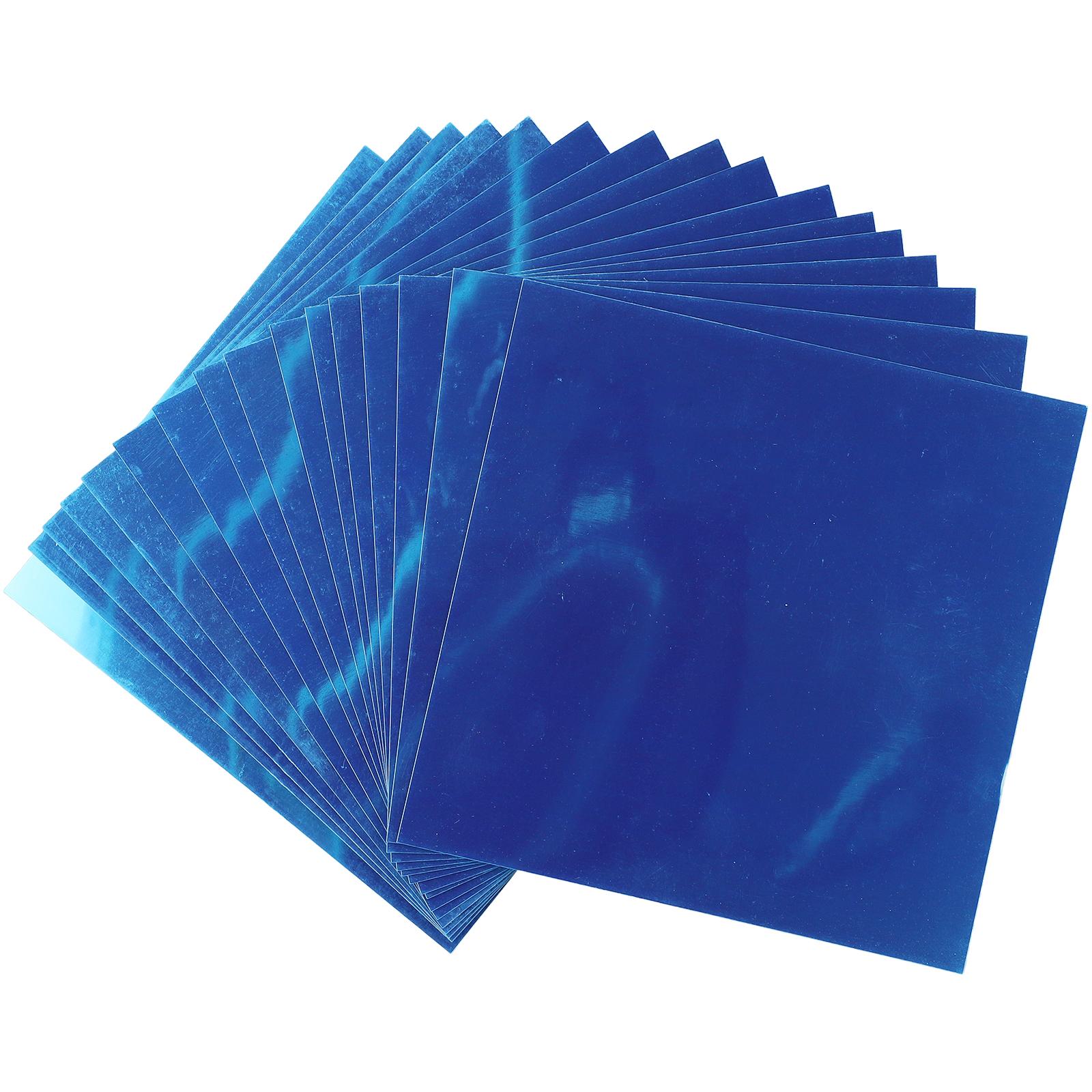 16Pcs 15*15CM Square Mirror Glass Tile Acrylic Wall Stickers Decal Self ...