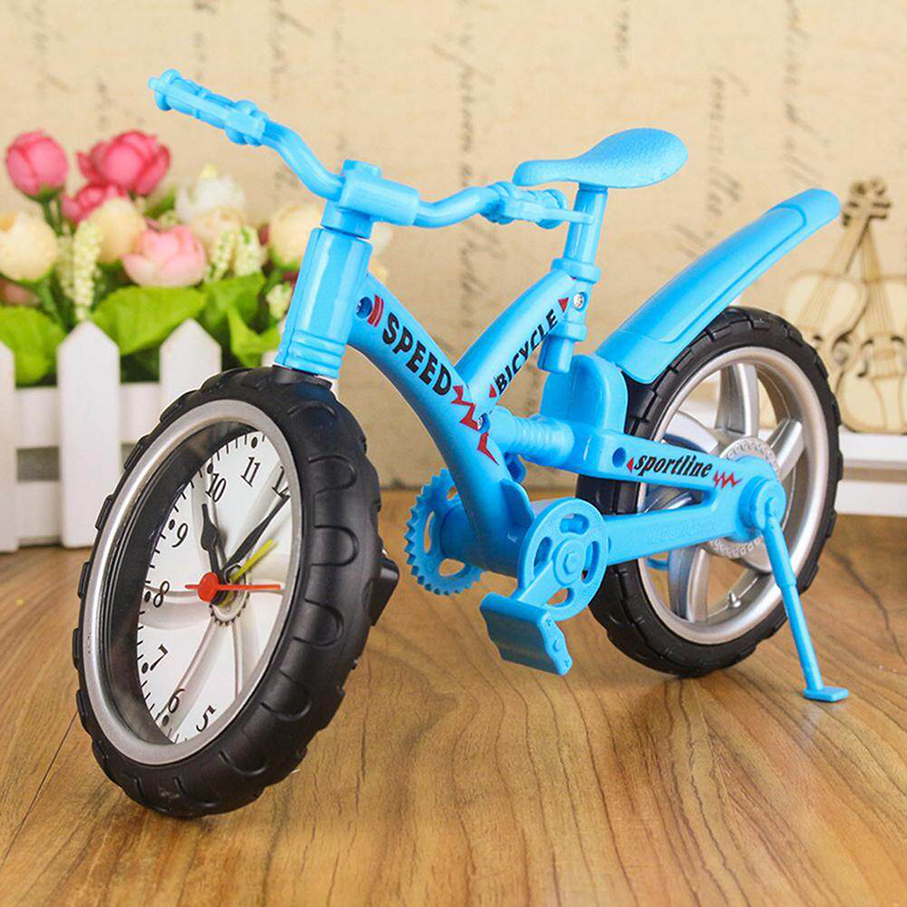 Bicycle Alarm Clock ABS Plastic Bike Table Clocks Fashion Pocket Watch ...