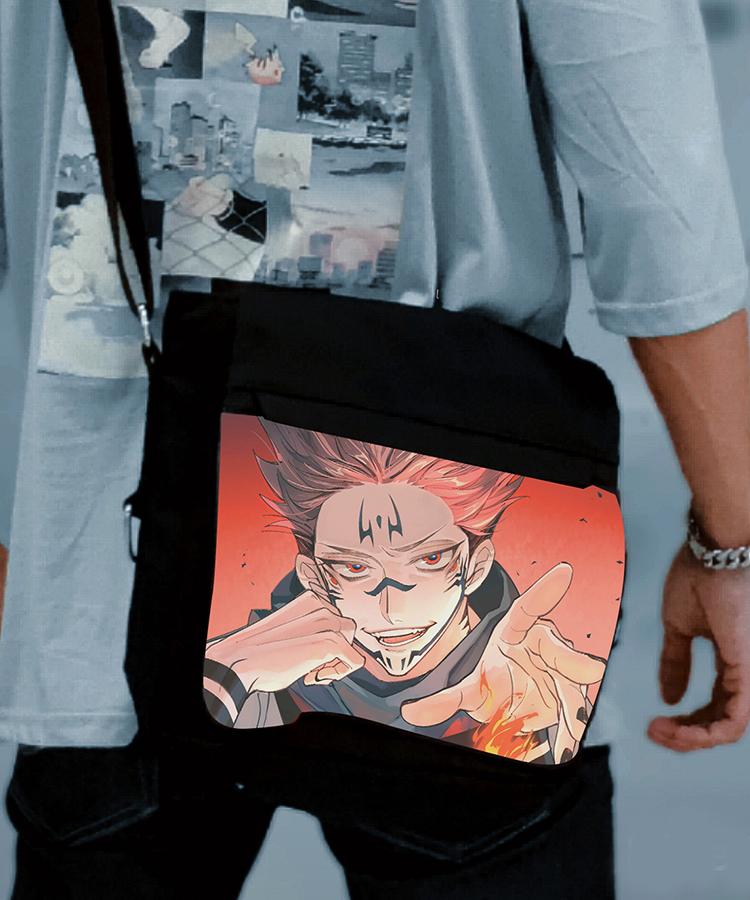 SUKUNA FROM JUJUTSU KAISEN SIDEBAG CROSS BODY BAG JAPAN ANIME | Daraz ...