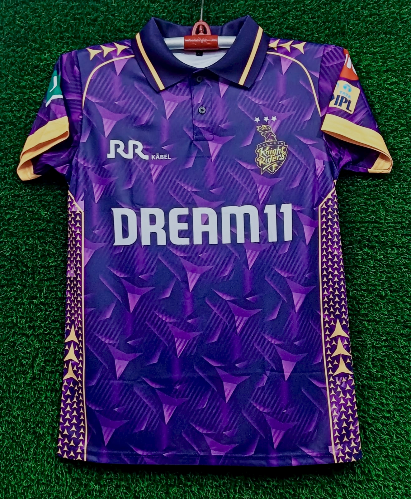Kolkata Knight Riders Short Sleeve Cricket Jersey For Men - KKR Half ...