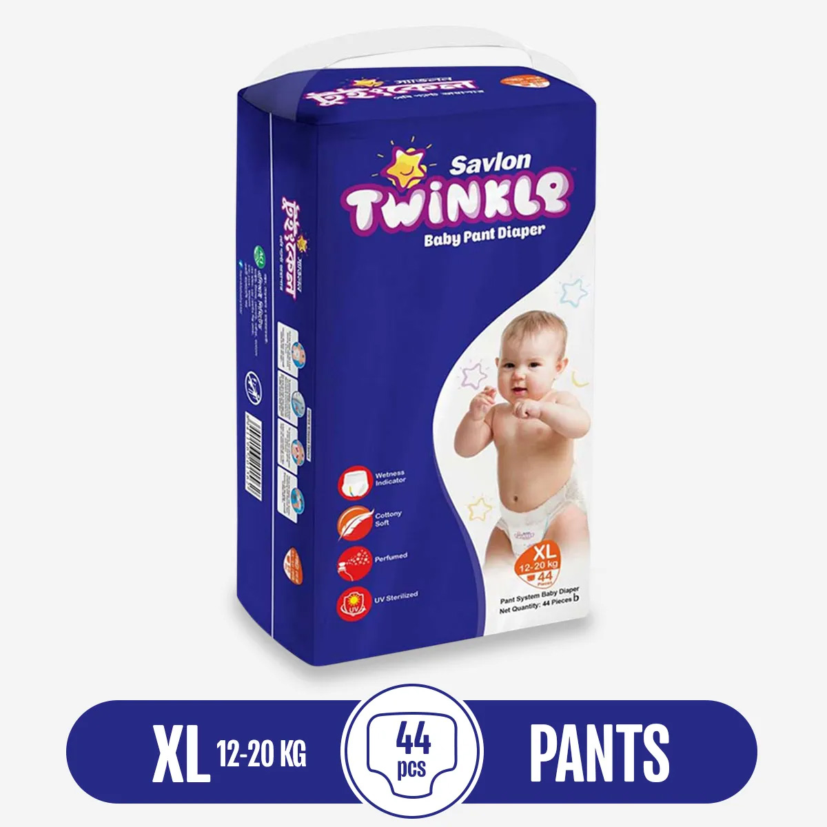 Savlon Twinkle Baby Pant Diaper XL 44 pcs | Daraz.com.bd
