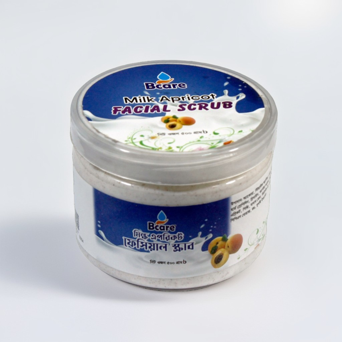 Milk Apricot Facial Scrub, Milk Facial Scrub -500gm | Daraz.com.bd