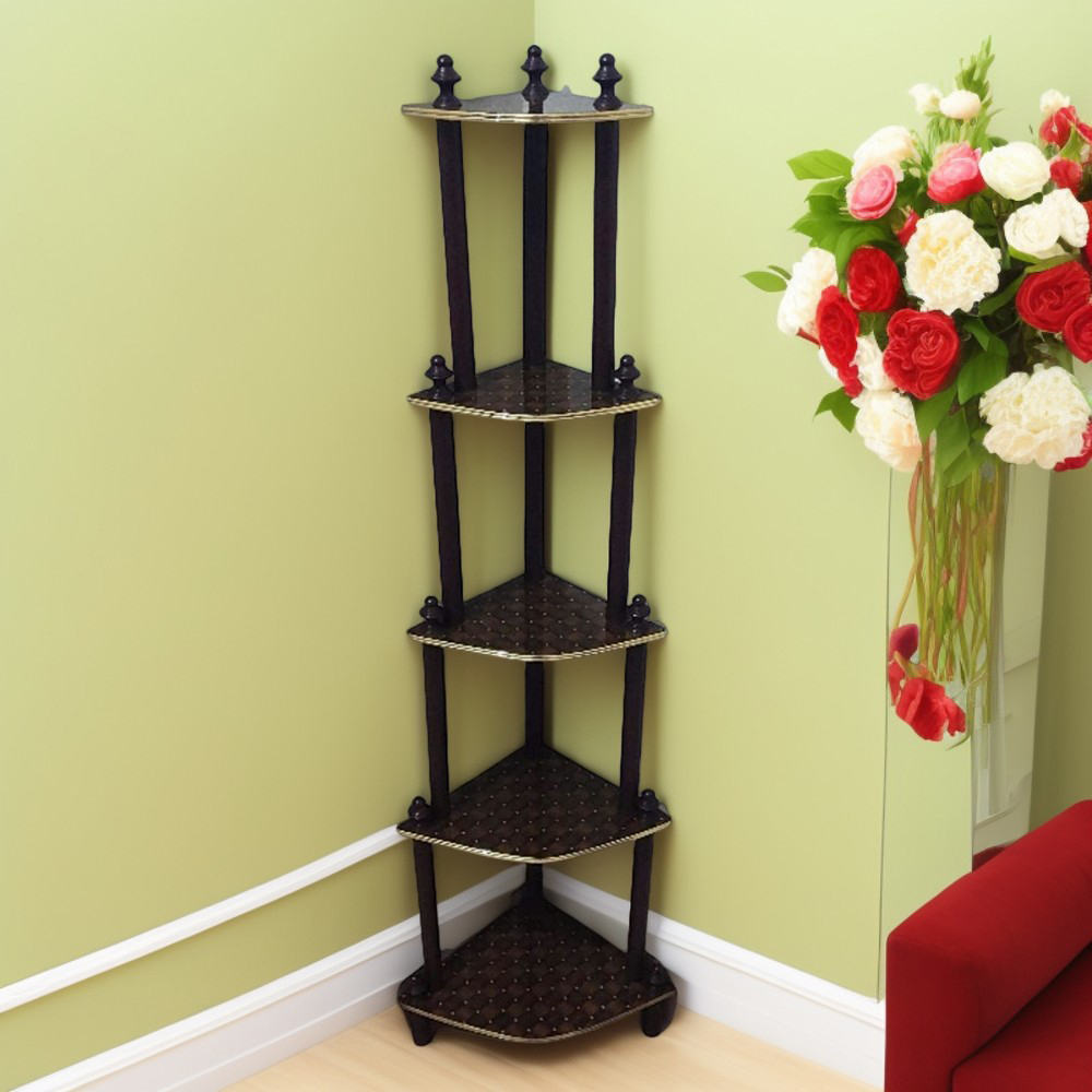 5 Layer Partex Bord Corner Self - Book Shelf.(Golden Border) | Daraz.com.bd