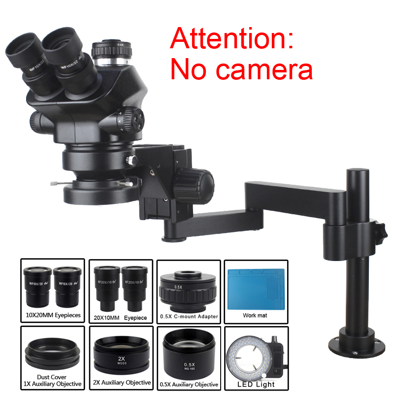 3.5-200X Simul-Focal Stereo Trinocular Microscope 4K 48MP 1080P HDMI ...