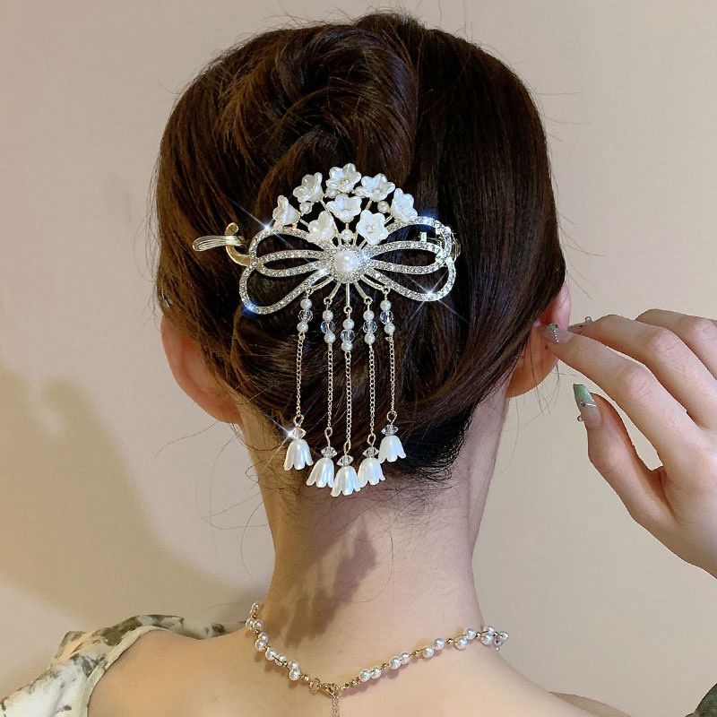 1 Piece Premium Golden Punch Clip Crown Hair Clip, Elegant Style ...