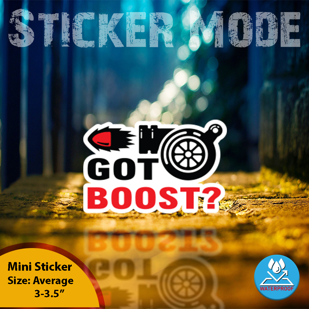 Sticker For Bike | Got Boost | ( Sticker_Mode ) Best Quality | Daraz.com.bd