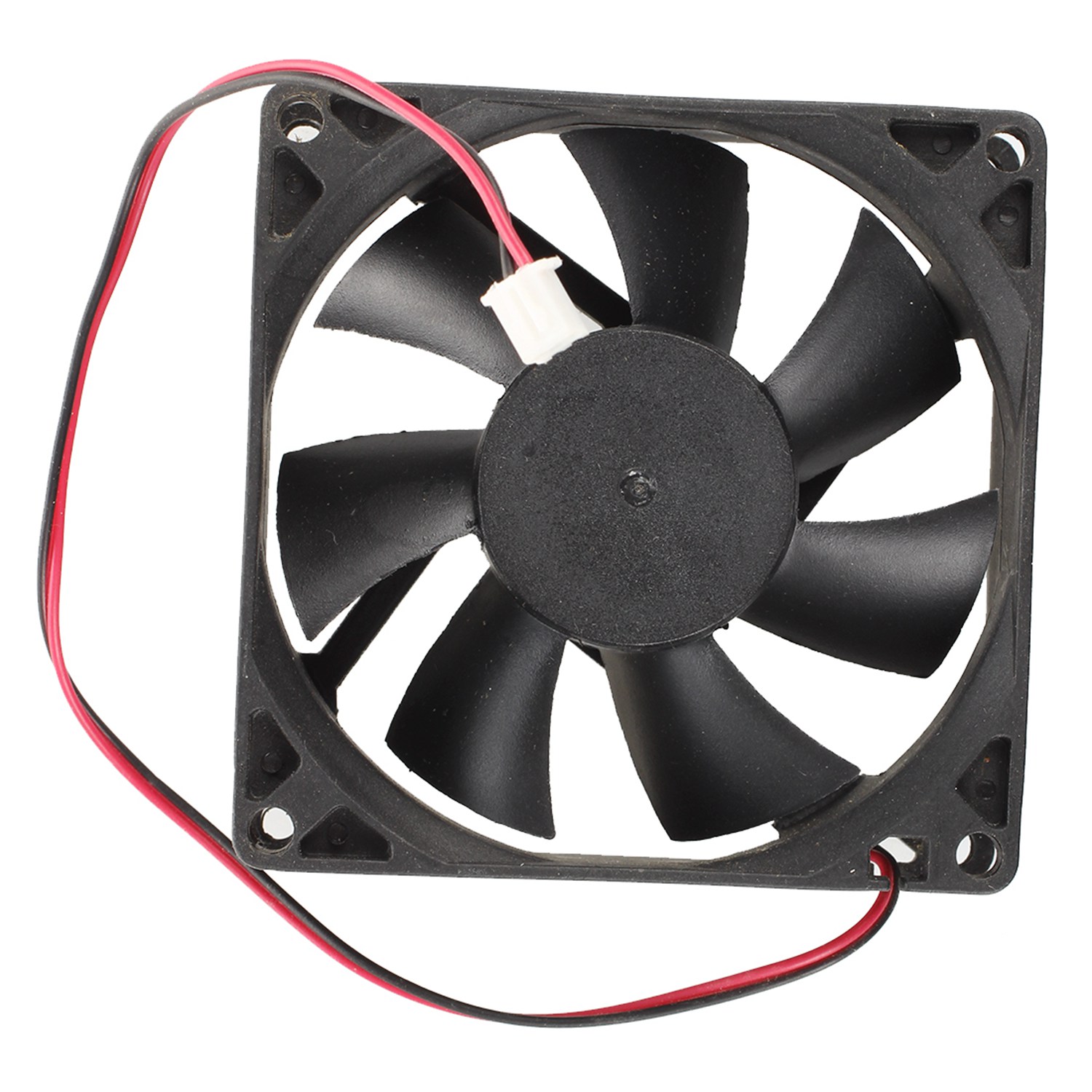 Black Plastic Housing DC 24V CPU Cooling Fan With Metal Finger Guards ...