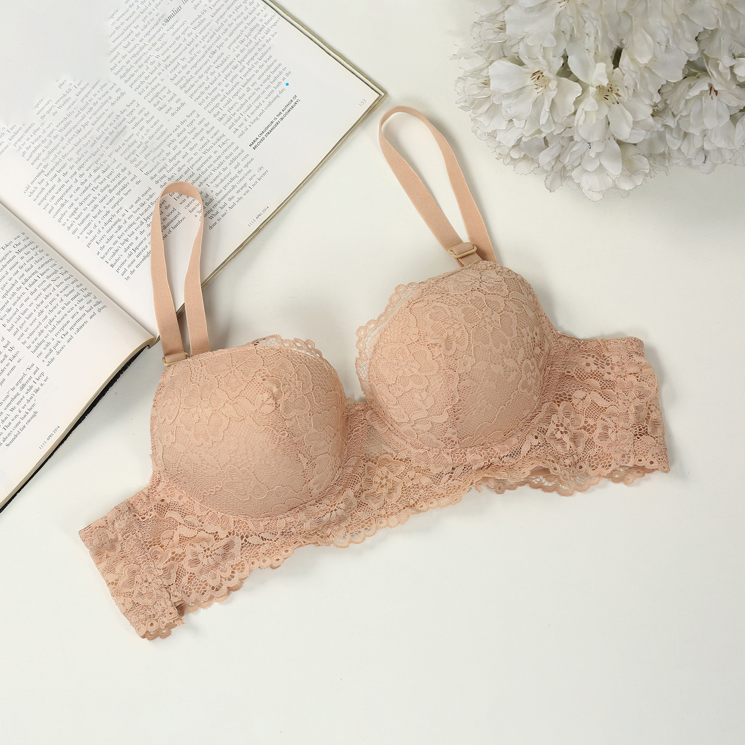 Skin Color Cotton Foam Bra with Wire For Women | Daraz.com.bd