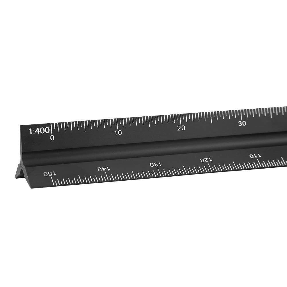 30cm Triangular Architect Scale Ruler Aluminum Scale Ruler for Drafting ...