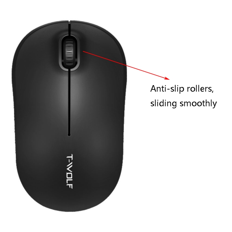 T-WOLF Q4 Optical Wireless mouse | Daraz.com.bd