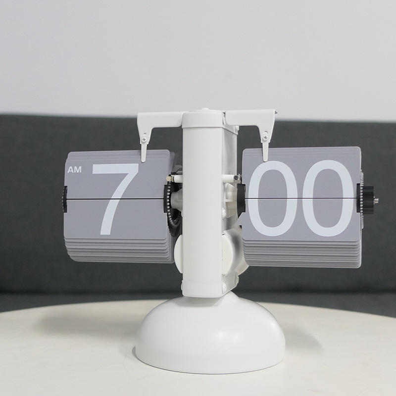 Desktop Flip Clock European Style Flip Clock Flip Digital Seat Clock ...