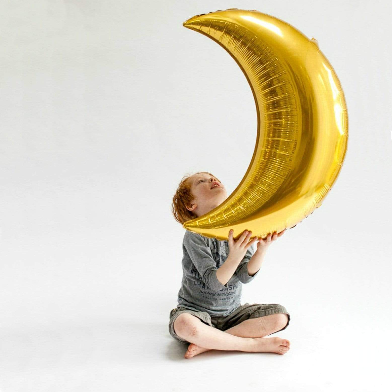 Moon Shape Balloon Big Size Jumbo Foil Helium Balloons Celebrations for ...