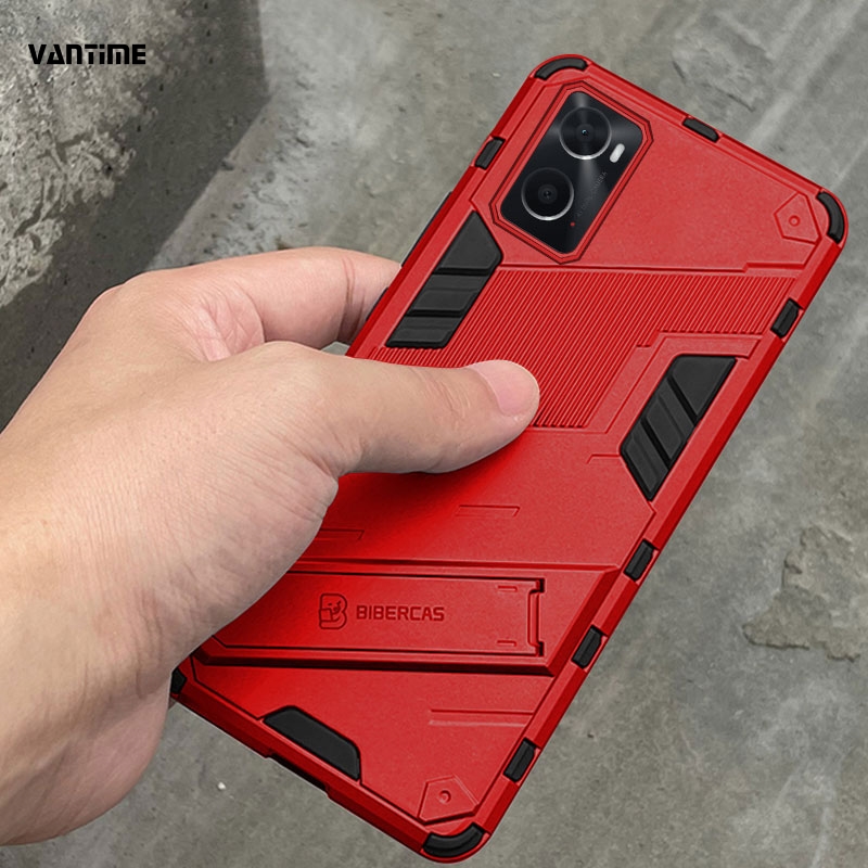 Vantime for OPPO A76 Case Kickstand Ultra Thin Shockproof Matte Back ...