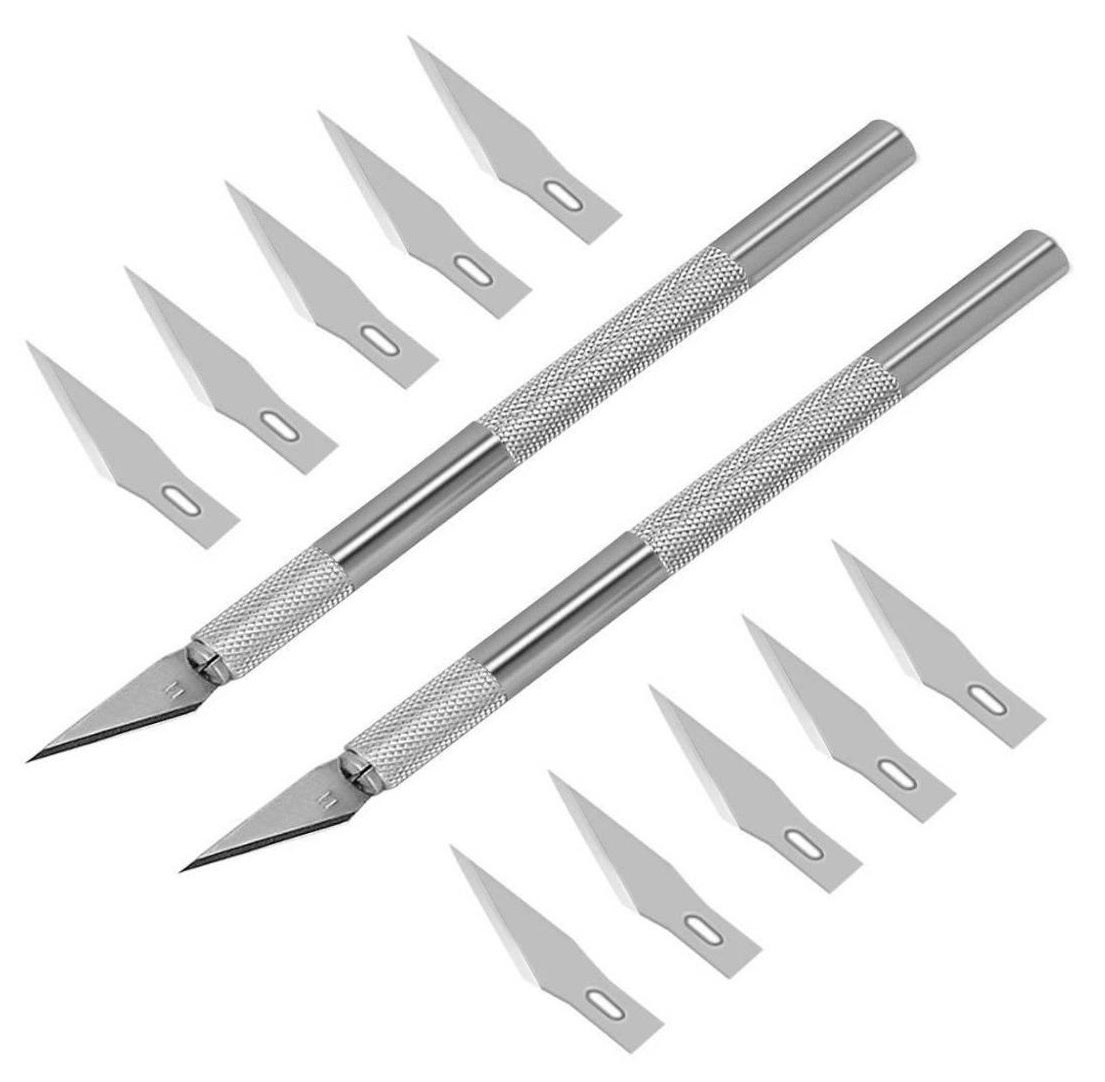 2 Handle Cutter With12 Blades (Aluminium Body) | Daraz.com.bd