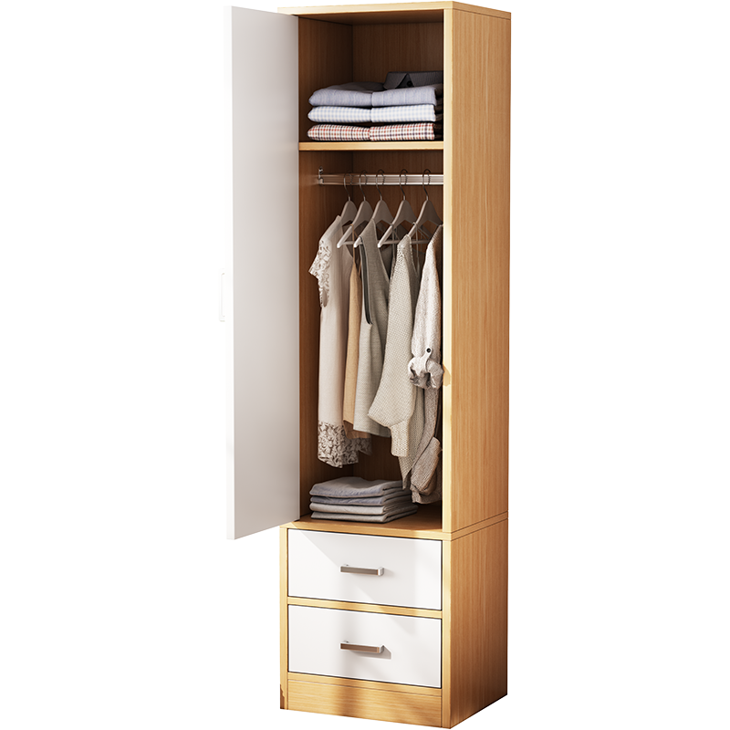 1 Door Almirah, Freestanding Simple Modern Singel Almari with 2 Drawer ...
