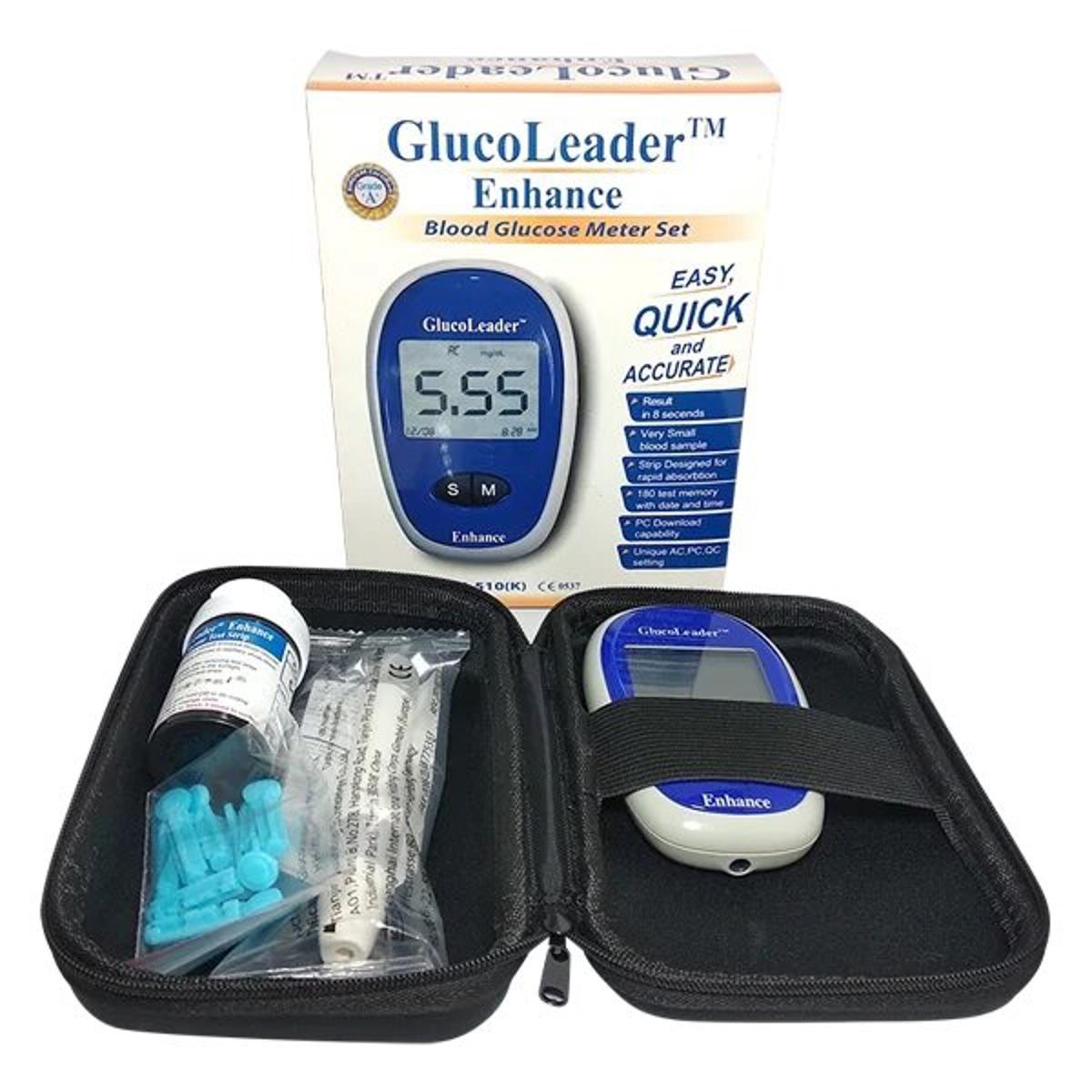 Glucoleader Enhance- Taiwan Diigital Blood Glucose Monitor/Gluco Meter ...
