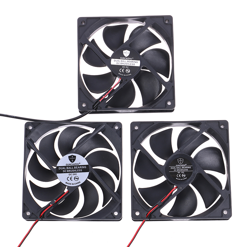 【FUPANG】12025 fan DC brushless cooling fan USB 2pin PC computer case ...