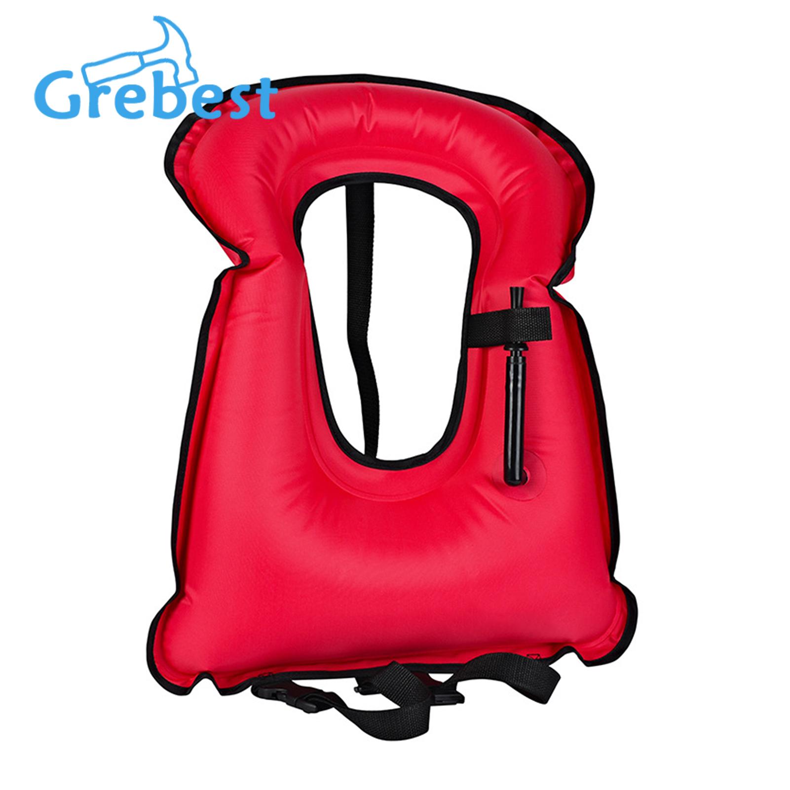Teen Life Jacket Unisex Inflatable Life Jacket Vest Manual/Automatic ...